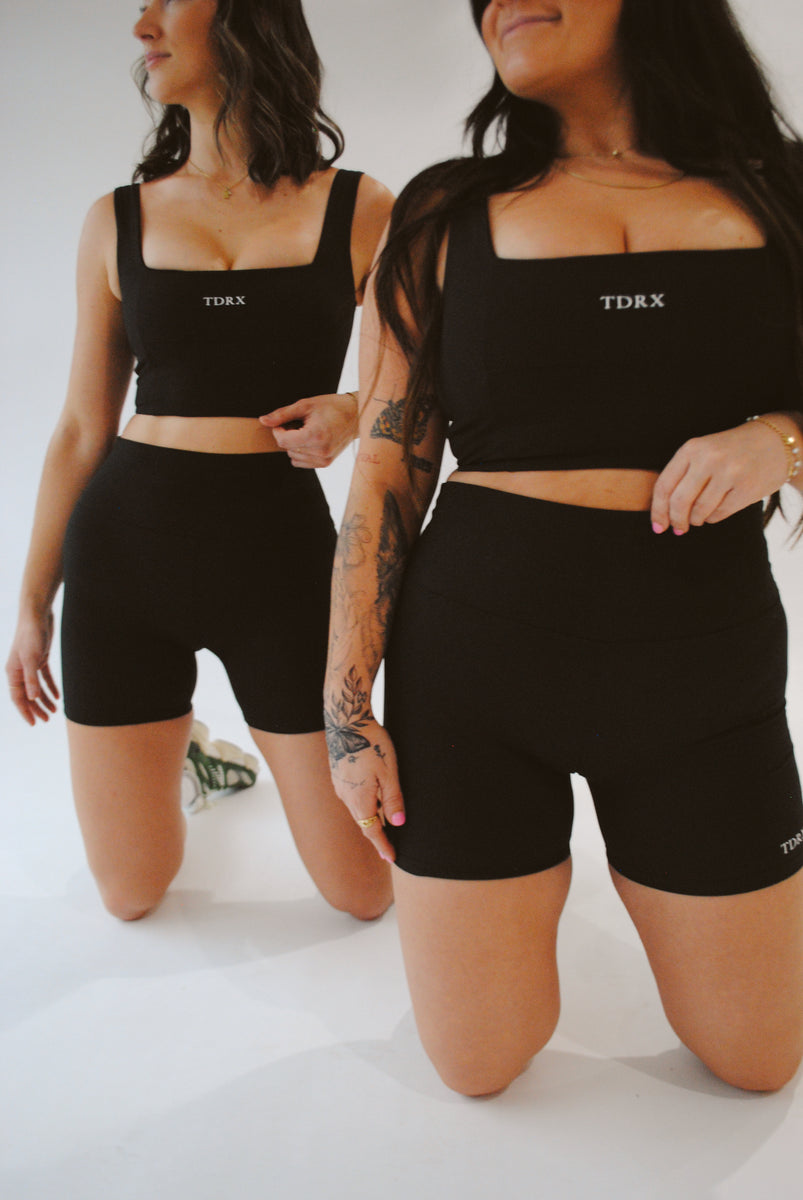 TDRX Logo Biker Shorts – tiedyeRx